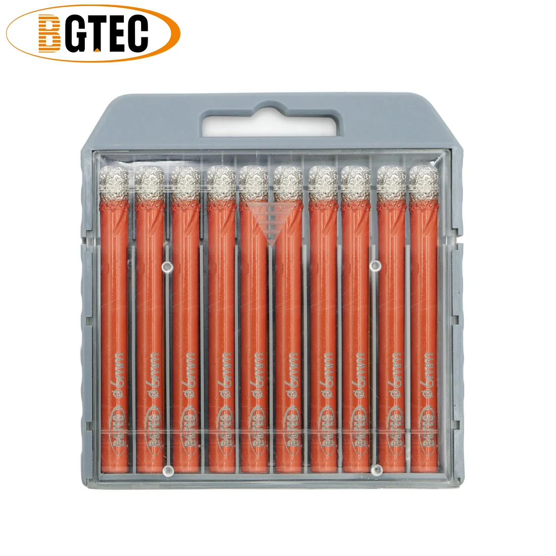 BGTEC-10pcs-set-6mm-Round-Shank-Diamond-Drill-Bits-Ceramic-Tile-Granite ...