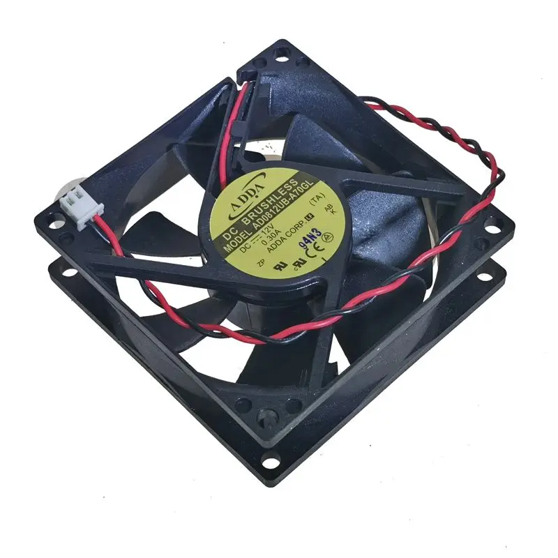 original AD0812UB-A70GL 8025 8 cm 12V large air volume power supply ...