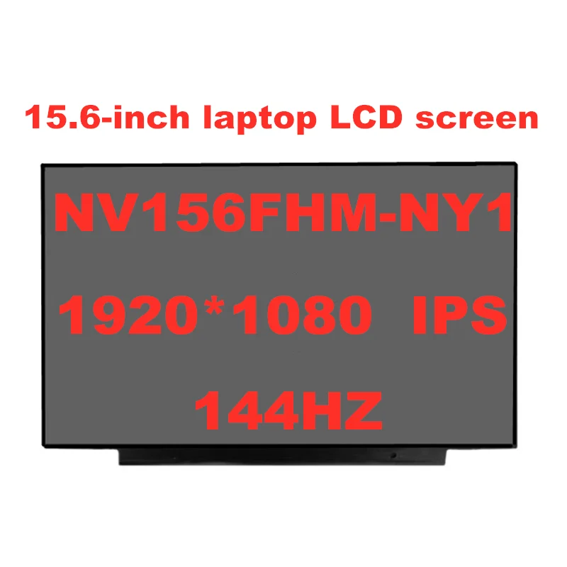 Tela lcd ips de 15.6 polegadas original, 144hz, com olho estreito, nvfh ...