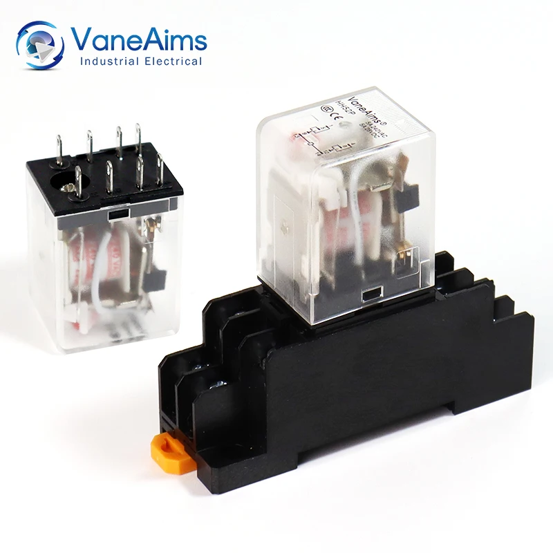 Small Intermediate Relay Ac Contactor Dc Electromagnetic Relay Hh52p ...