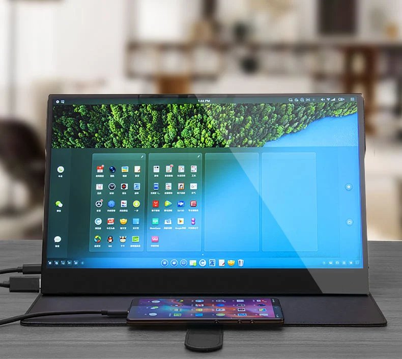 13.3 Polegada 4 k hdr10 hdmi tipo c monitor de toque para o telefone ...