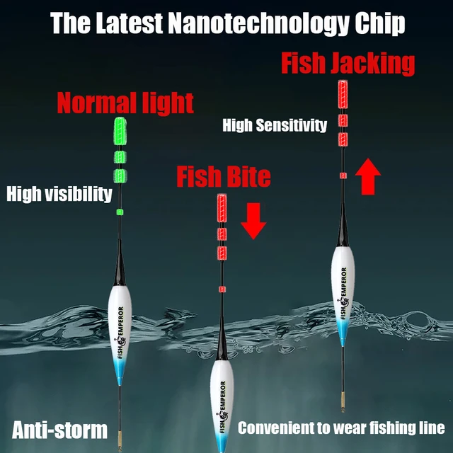 Fishing Smart Electronic Float Gravity Sensor Led 2g 5g 7g 10g Great ...