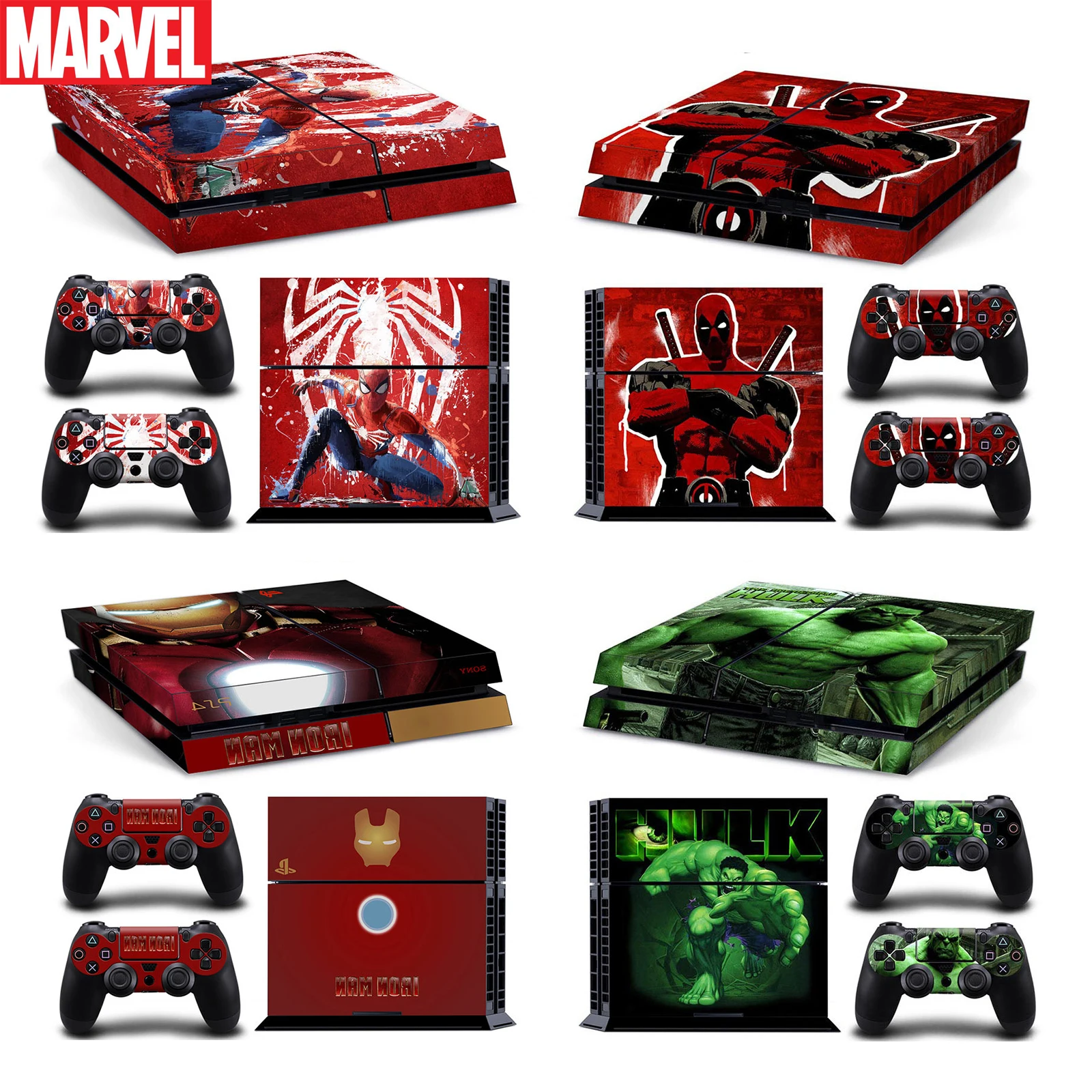 Ps4 Console Marvel Skins