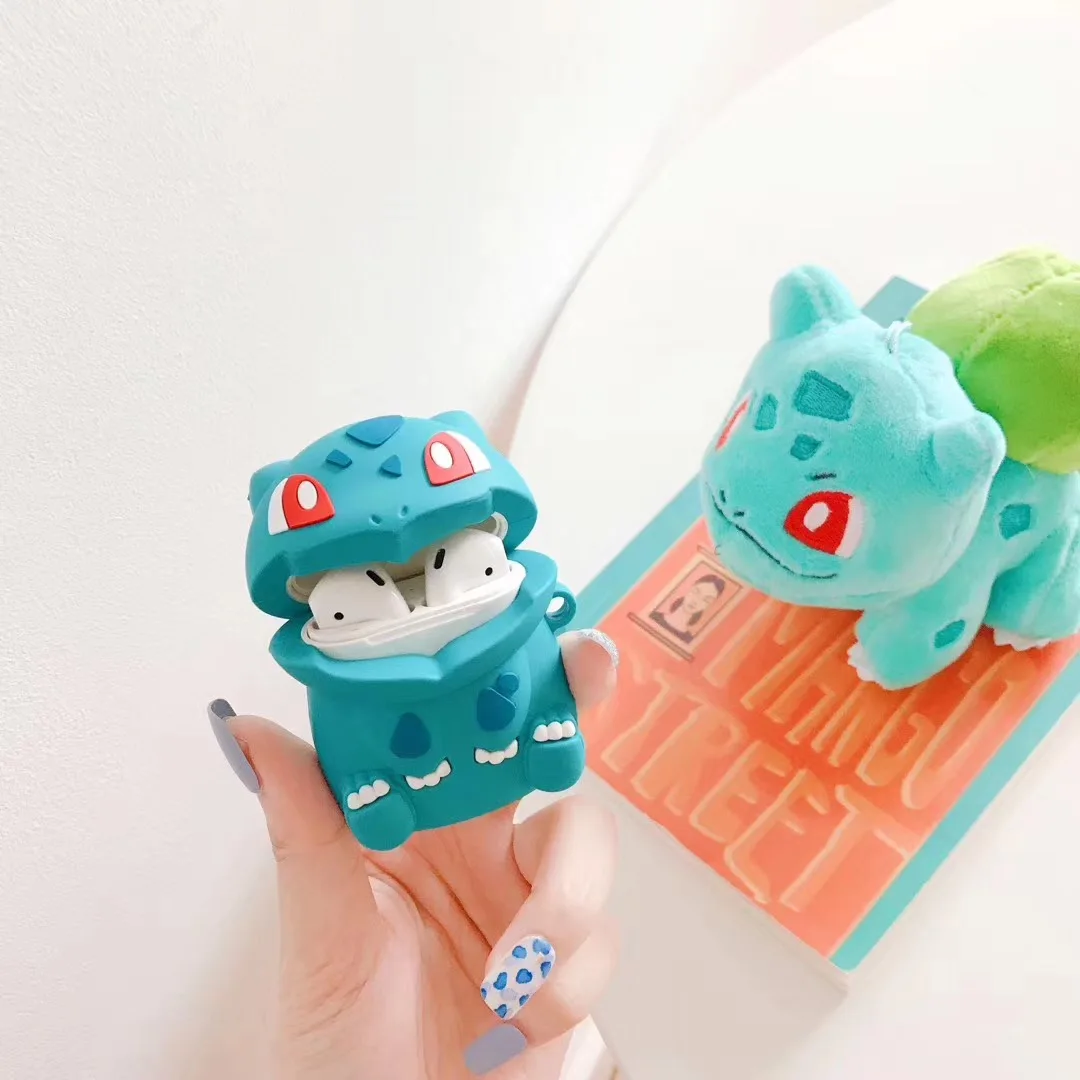 Для Airpods Air Pods Bulbasaur силиконовый чехол защитная сумка-чехол ...