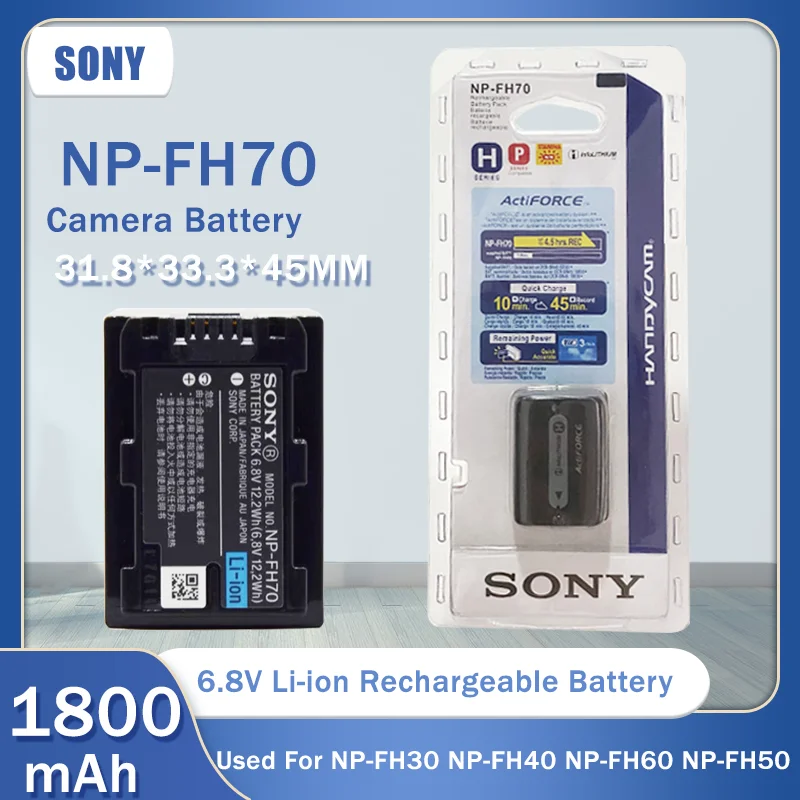 Original Sony Np-fh70 Np Fh70 Rechargeable Camera Battery For Npfh30 Np ...