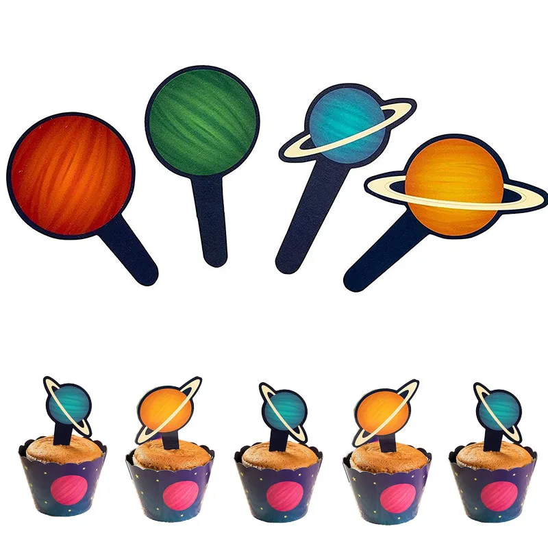 Solar System Cupcake Picks