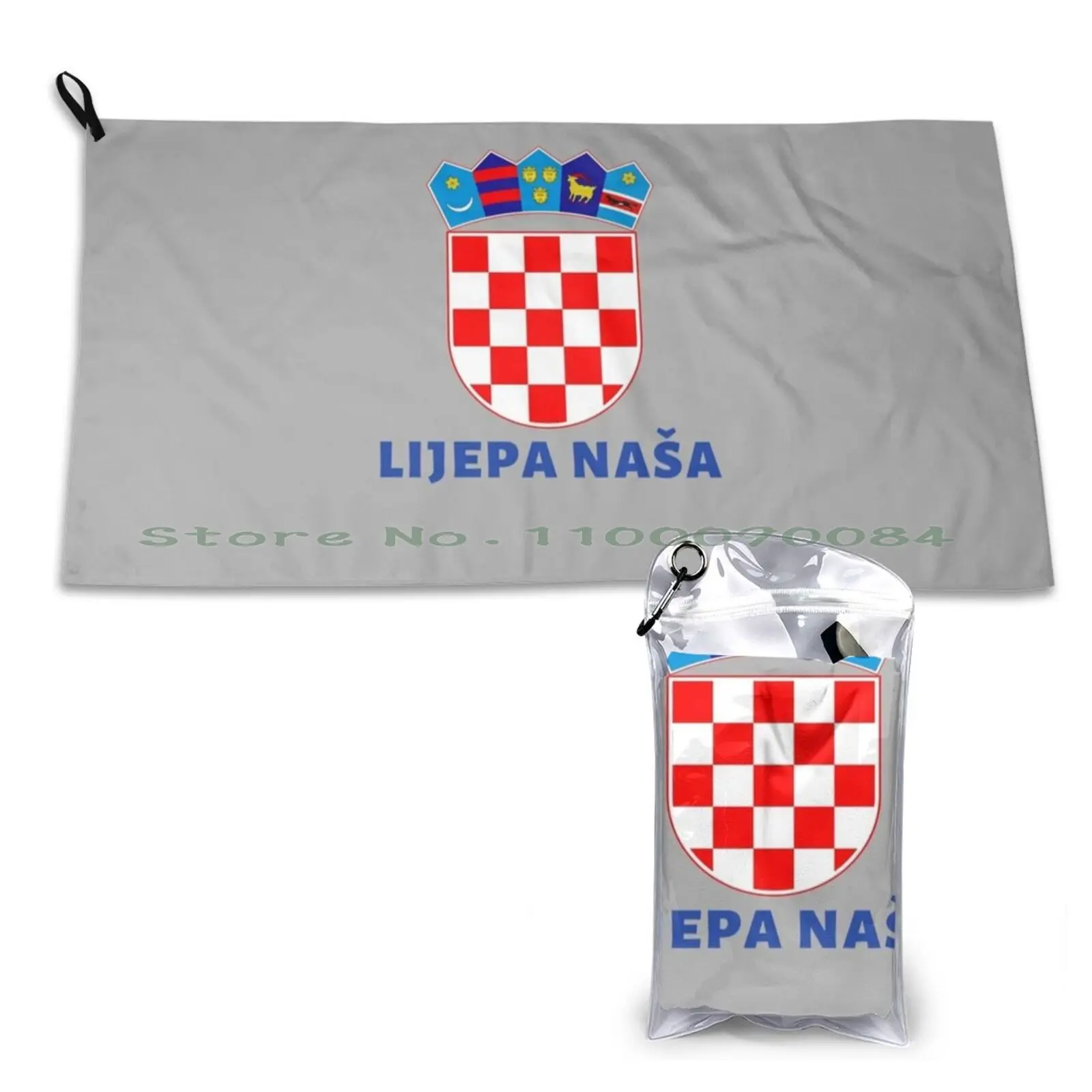 Hrvatska-Croatia-Quick-Dry-Towel-Gym-Sports-Bath-Portable-Halloween-Dia ...