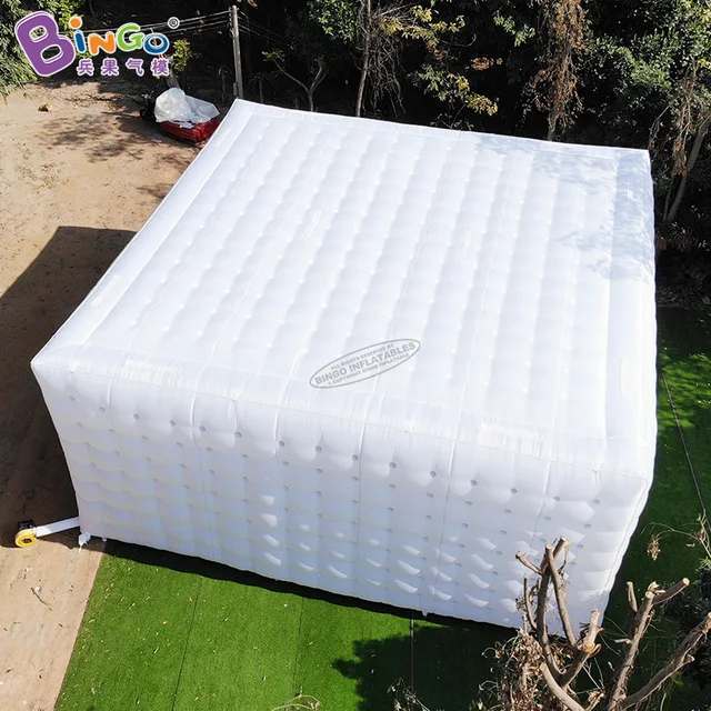 Customized 10x10x4.8 Meters RGB Lights Inflatable Giant Tent / LED Blow ...