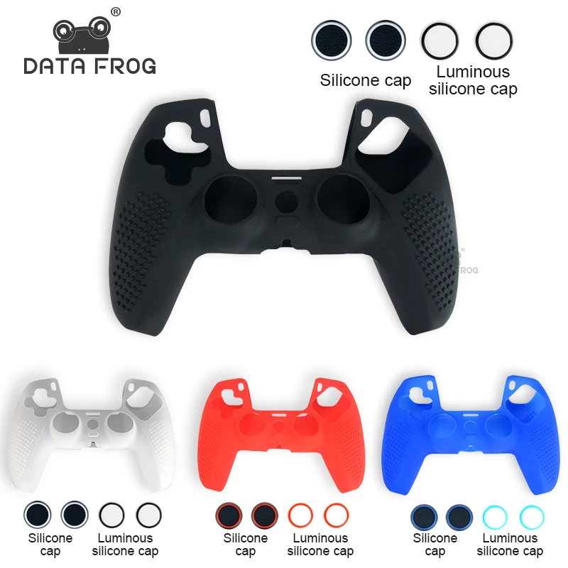 Data Frog Soft Silicone Protective Cover For Playstation 5 Controller ...