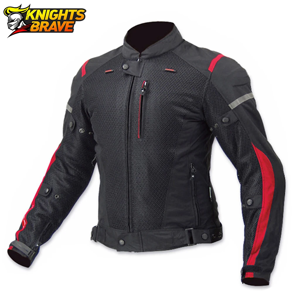 Motorcycle Jacket Men Summer Breathable Mesh Jaqueta Motociclista Moto ...