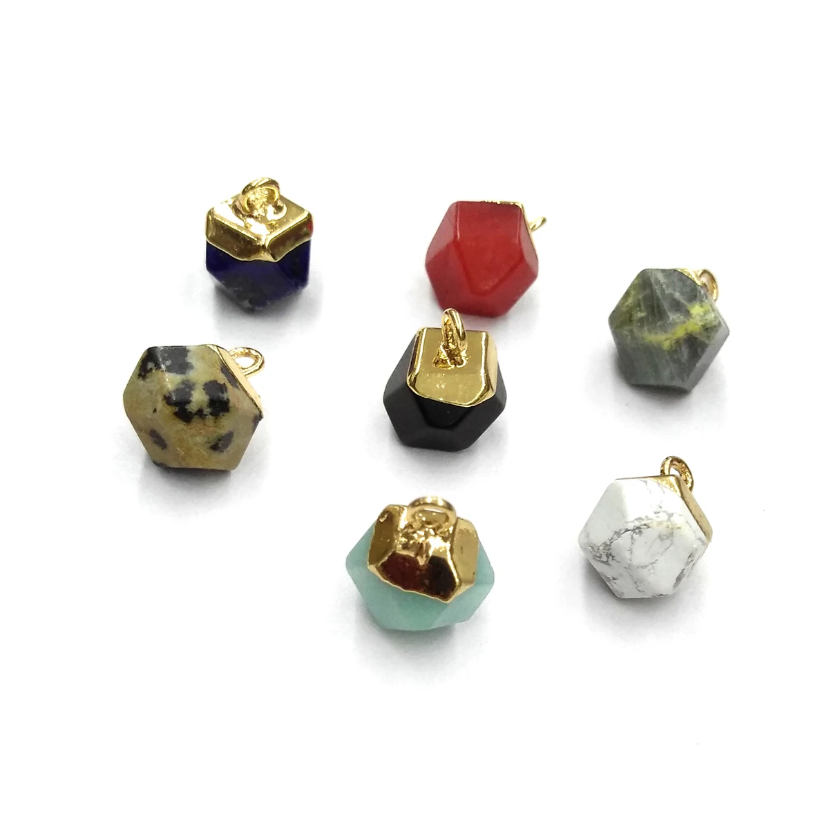 Natural-Stone-Agates-White-Turquoises-Pendants-irregular-shape-Pendant ...