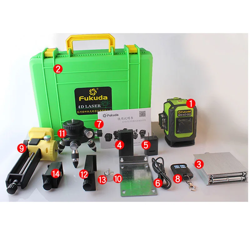 Fukuda MW 94D de 12 líneas de alta precisión, láser brillante ...