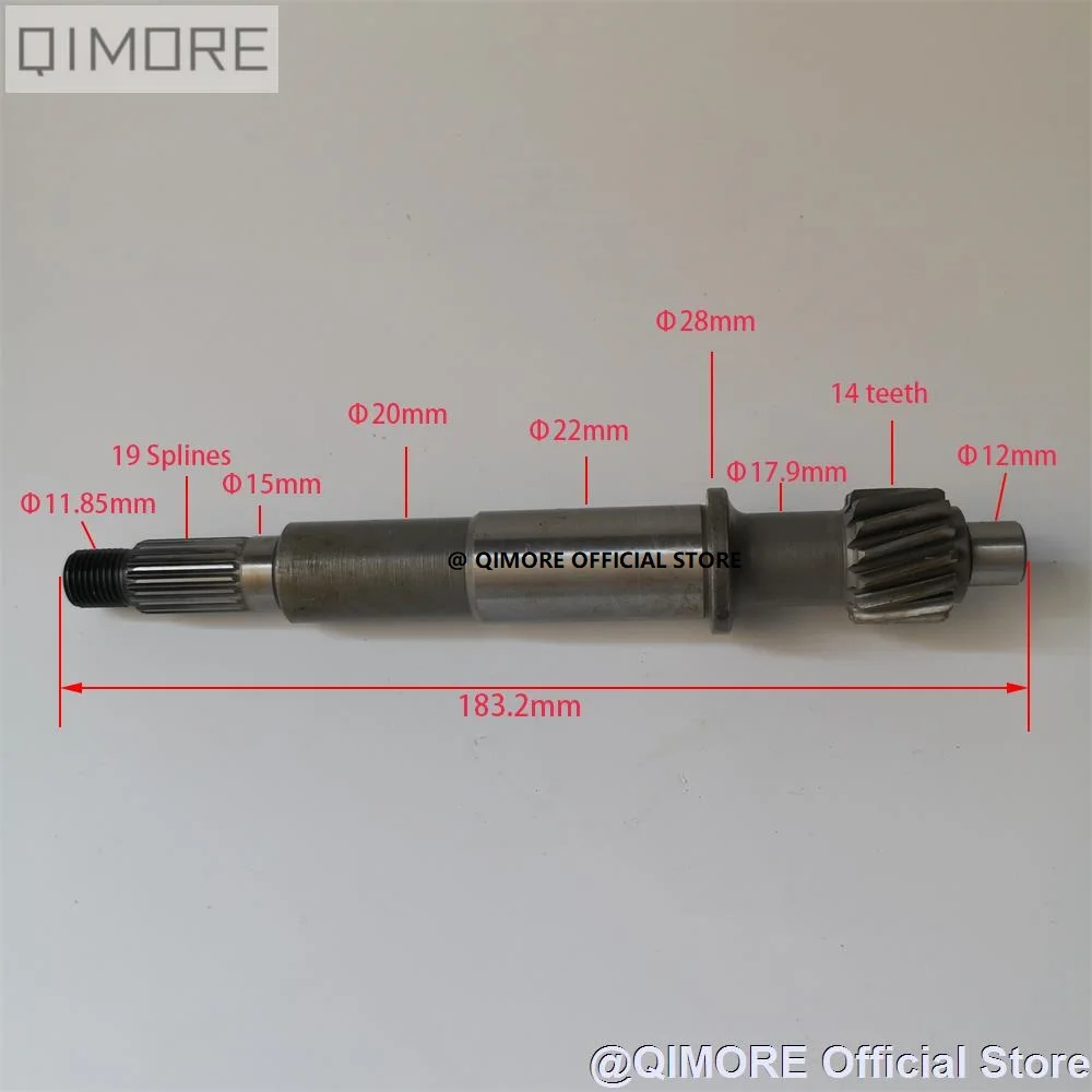 Transmission Input Shaft for Scooter CFMOTO CF250 CH250 CN250 Qlink ...