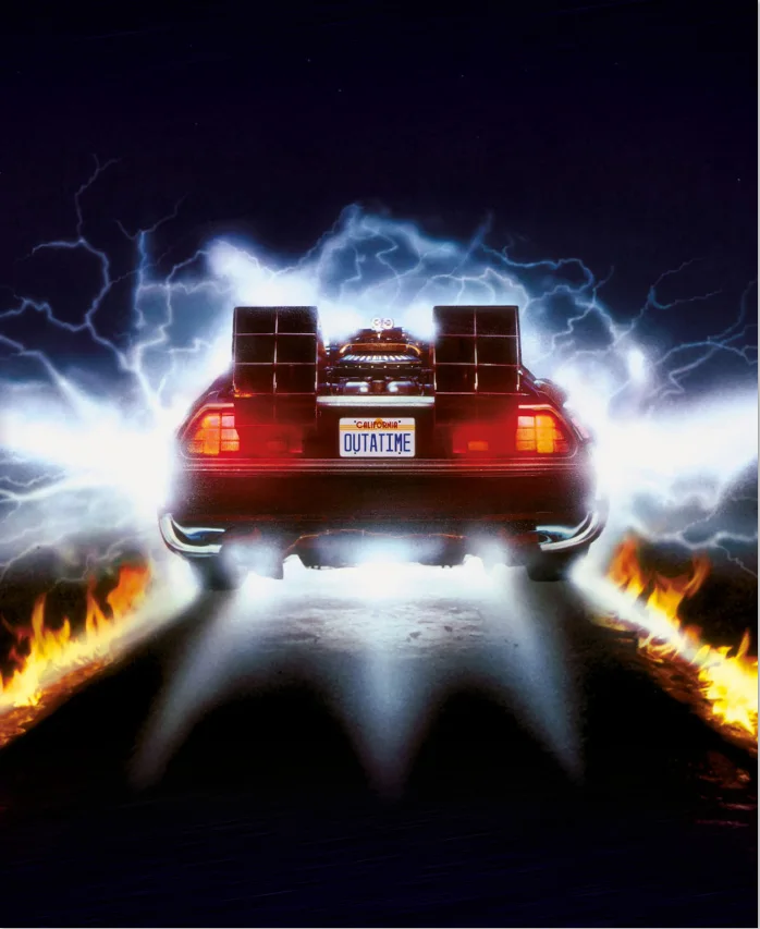 Back To The Future Delorean Fire
