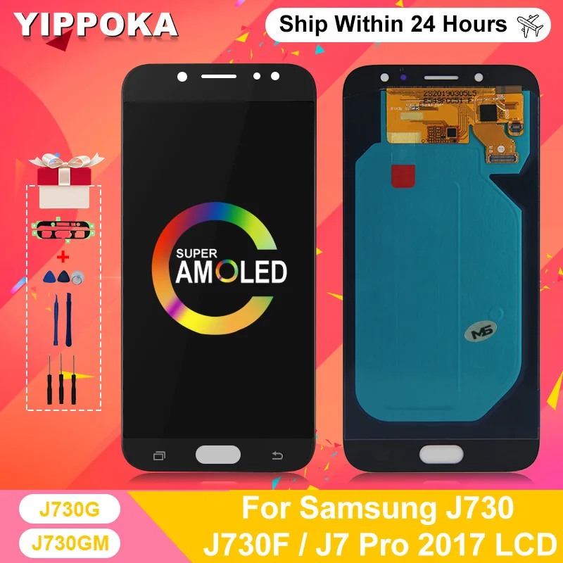 Super Amoled J730FN/DS LCD For Samsung J730G/DS lcd J730 J730F j7 2017 LCD Display and Touch ...