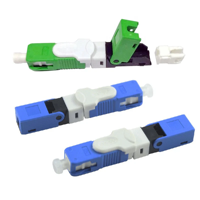 Conector fibra ótica SC APC/UPC, rápido, FTTH, para o lar, ESC250D ...