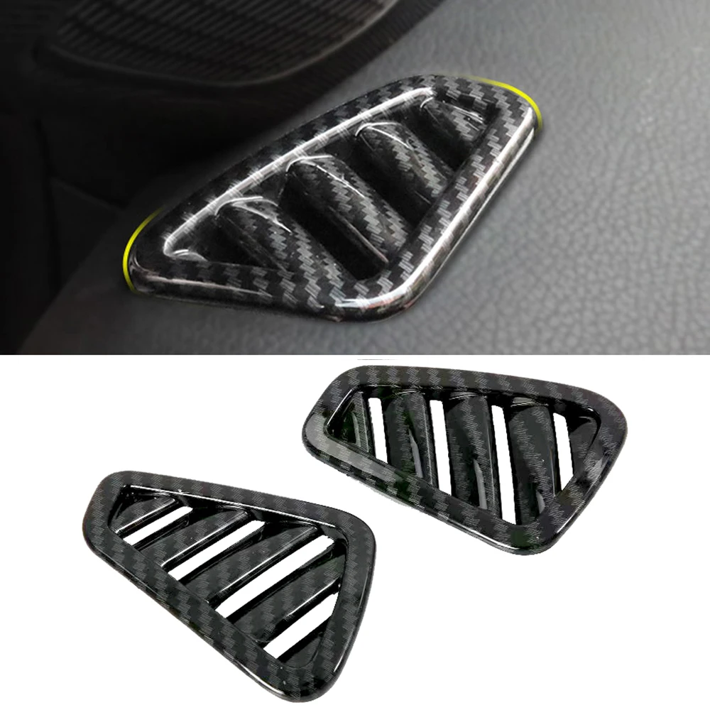 Carbon Fiber Printed Inner Dashboard Upper Air Vent Cover Trim for ...
