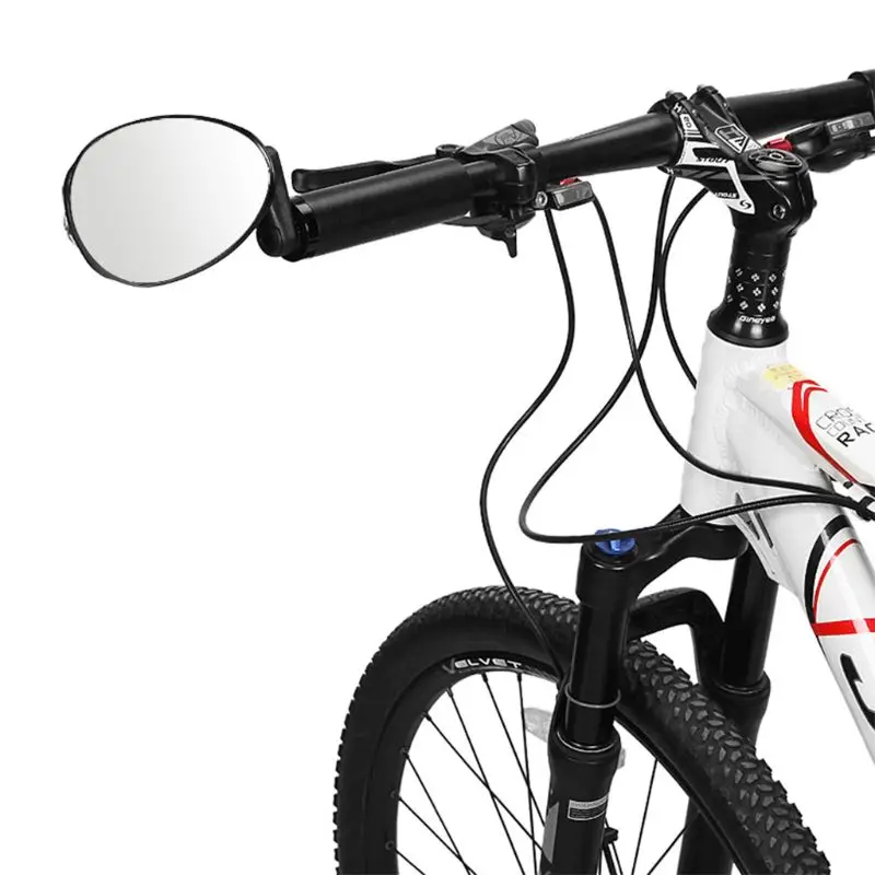 Road Bike Mirror 360 Wide-angle Convex Mirror Barend Bar end Mirror ...