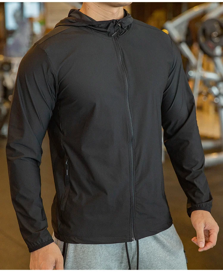 Outdoor Sports & Fitness Men's Quick Dry Jacket - Men's Fitness Apparel ...