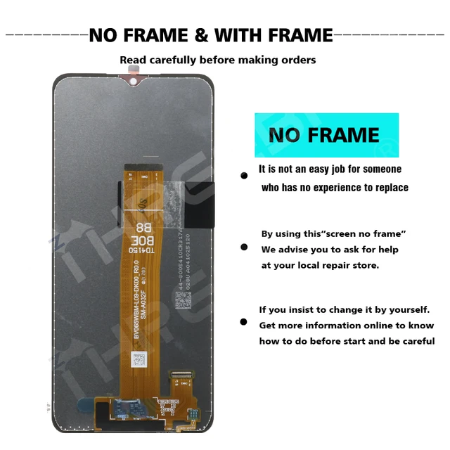 6.5" Original For Samsung Galaxy A03 A032 LCD Display Touch Screen Digitizer Assembly SM-A032F ...