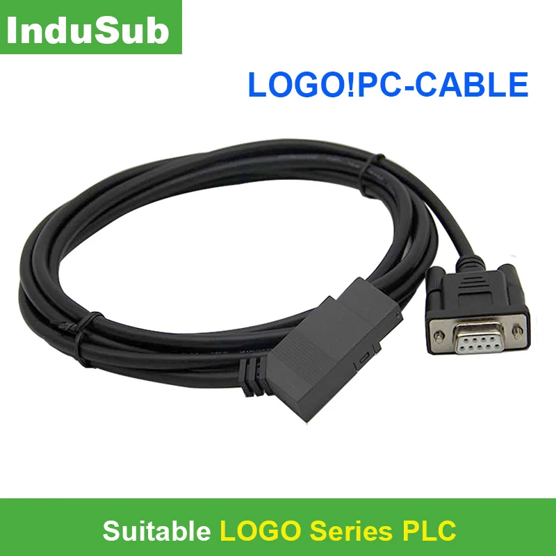 Cable de programación lsolado de PC LOGO, compatible con logotipo de PLC serie RS232 PC CABLE PC ...