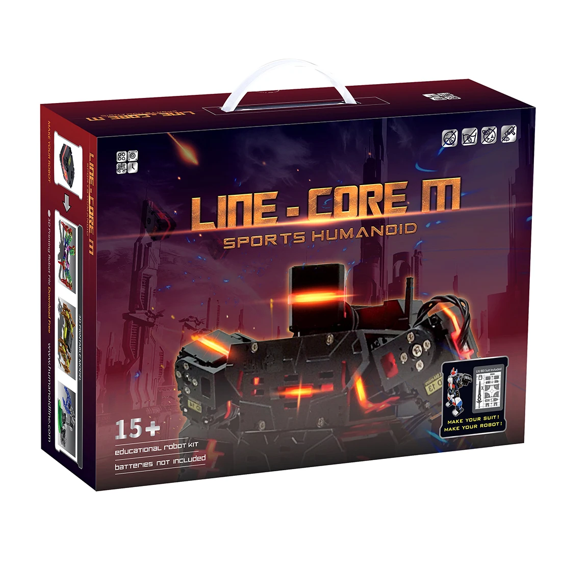 27cm My Robot Time LINE-Core M Graphical Programmable Humanoid Robot ...