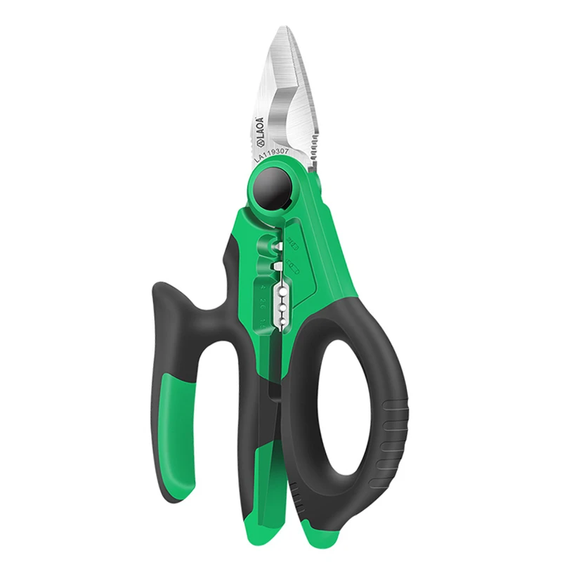 LAOA Wire Cutter 6"/7" Electrician Scissors Crimpper Stainless Wire ...