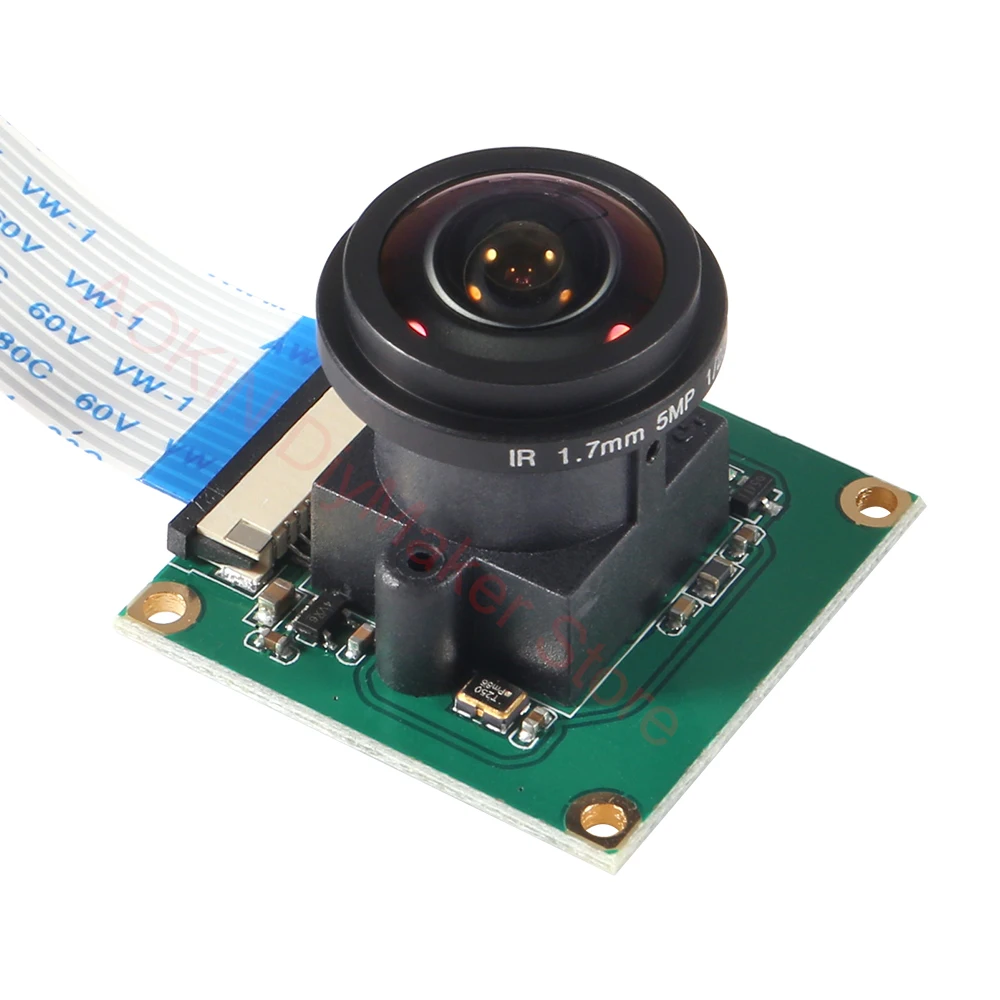 Raspberry Pi Camera Module OV5647 5MP 175 Degree Wide Angle Fisheye ...