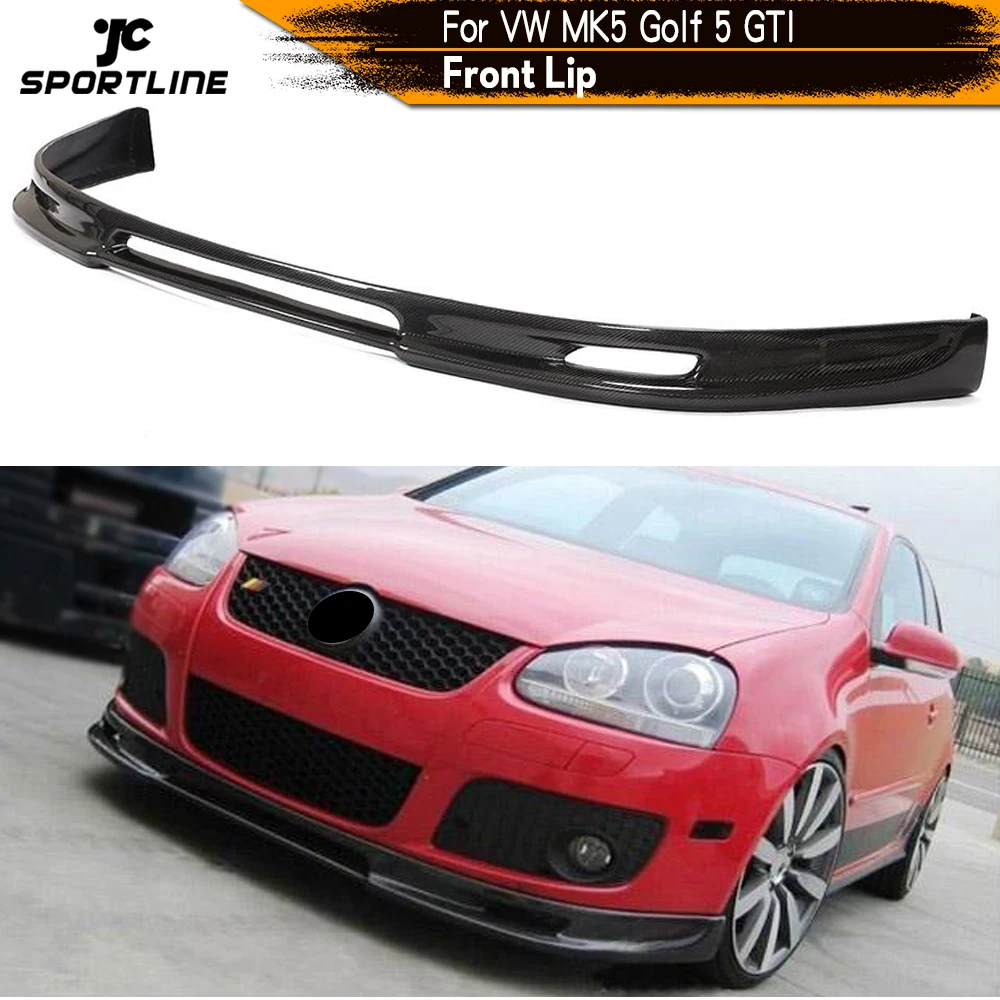 Carbon Fiber Front Lip Spoiler Chin Bumper Protection for Volkswagen VW ...