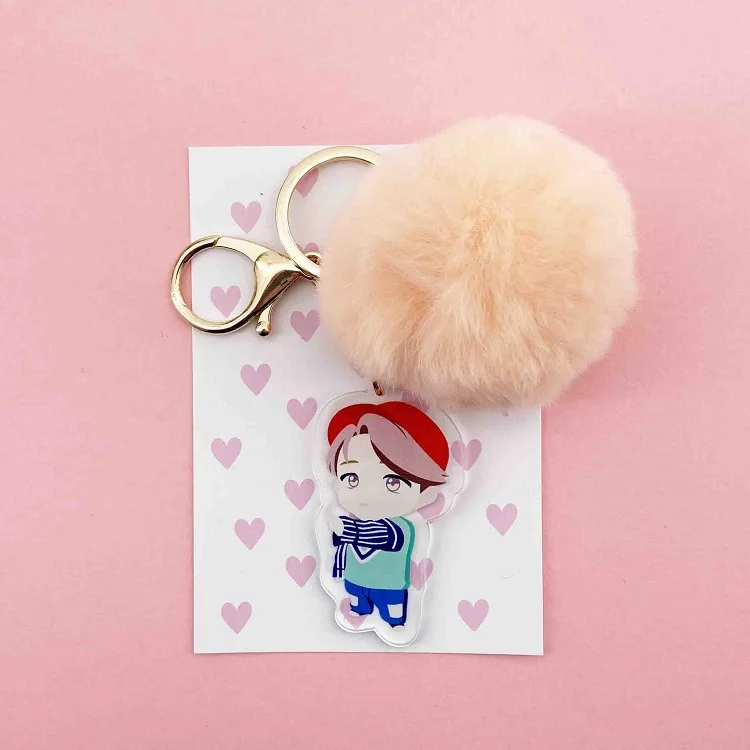 Buy BTS Group Official Kawaii Keychains | KpopHeart