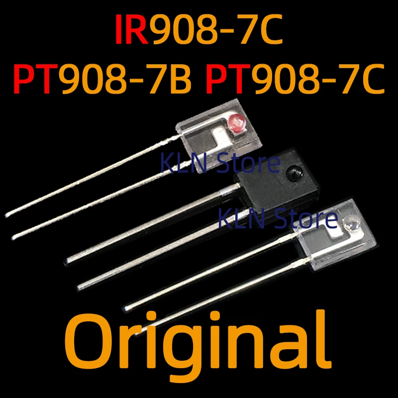 50pcs Ir908-7c Pt908-7b Pt908-7c Infrared Led& Phototransistor Dip-2 ...