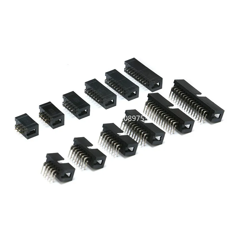 10PCS-DC3-JTAG-ISP-Socket-2-54mm-IDC-Box-Header-Connector-6P-8P-10P-14P ...