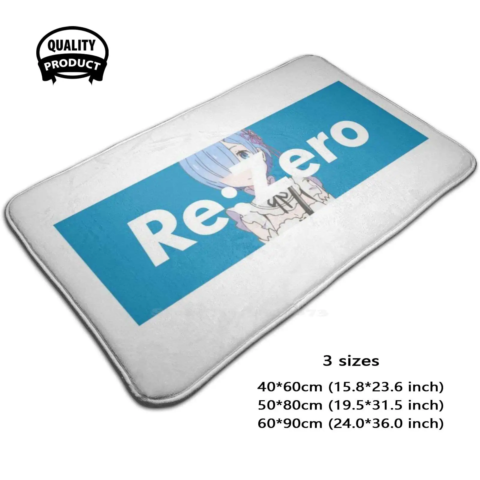 Rem Re:Zero Banner 1 alfombrilla para puerta alfombrilla para el pie ...