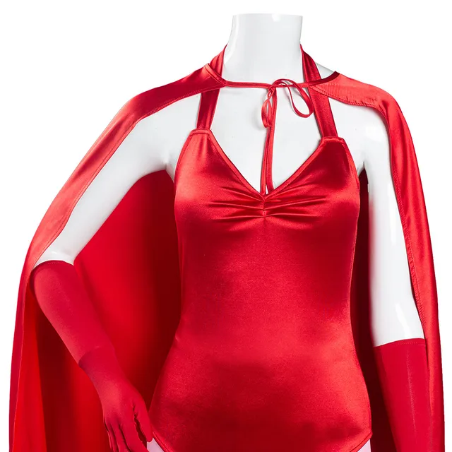 Wanda Vision Series Wanda Maximoff Outfits Cosplay Costume - AllCosplay.com