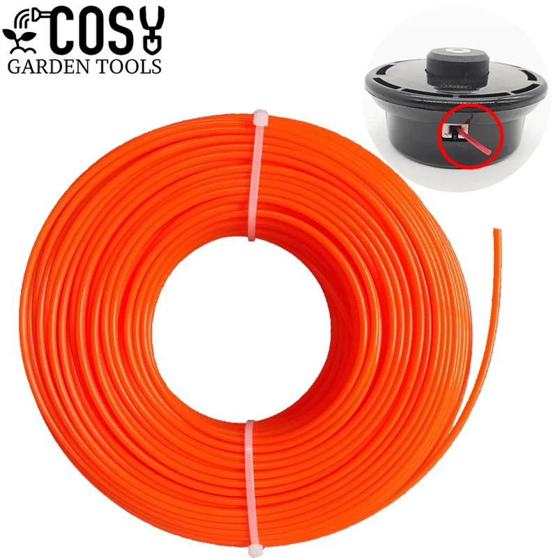 2.4mm 500g Mowing Nylon Trimmer Line Brush Cutter Rope Strimmer Mowing ...