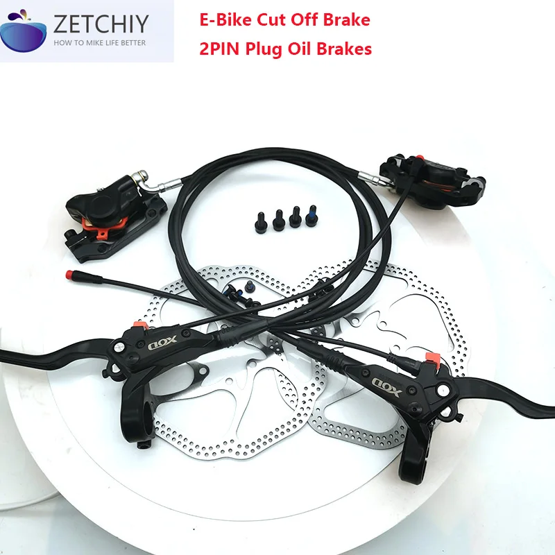 E-Bike Scooter Hydraulic Disc brake Set Electric bike Ebike 2pin plug ...