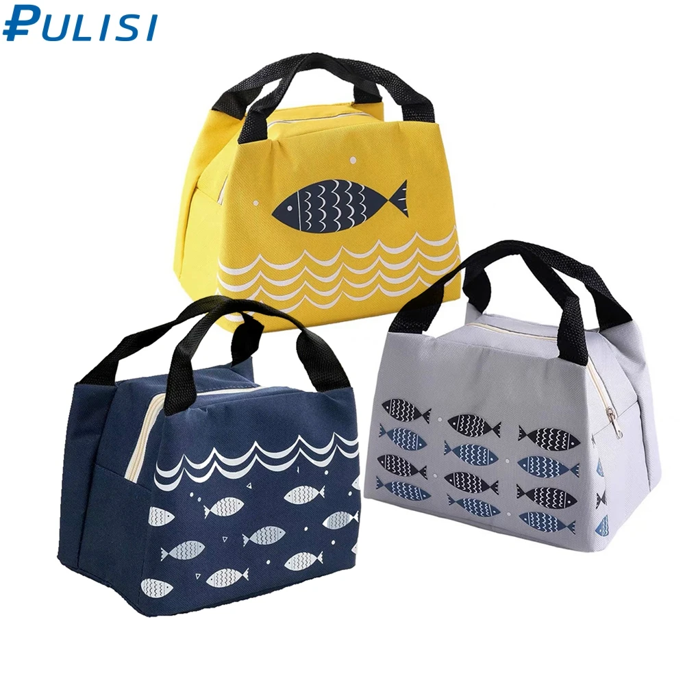 Canvas Lunch Box Cooler Bag | Canvas Picnic Carry Case | Canvas Lunch ...