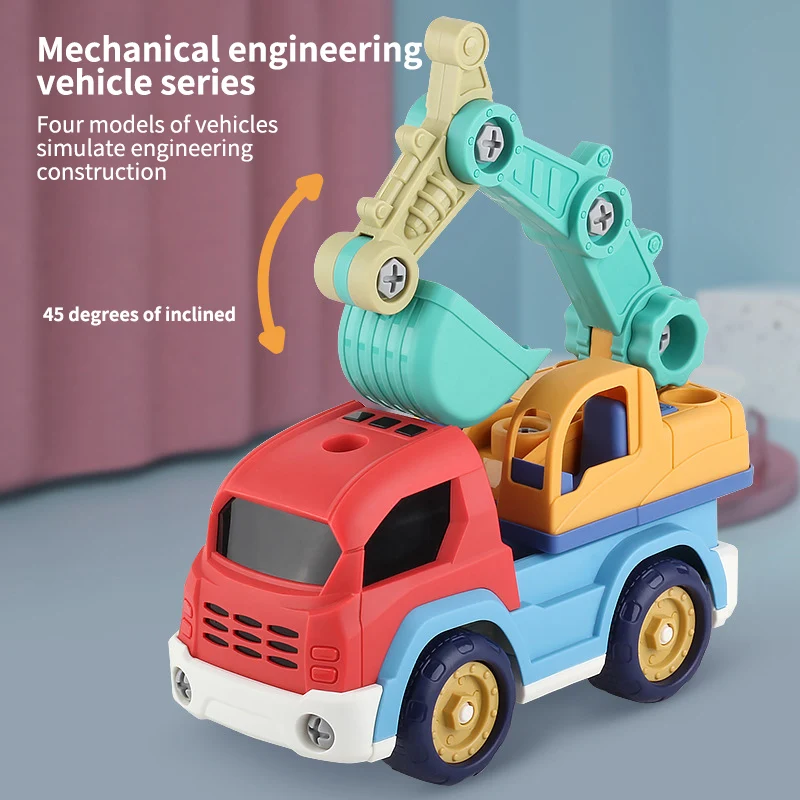 Children Car Assembly Toys Disassembling DIY Nut Building Tools Toy ...