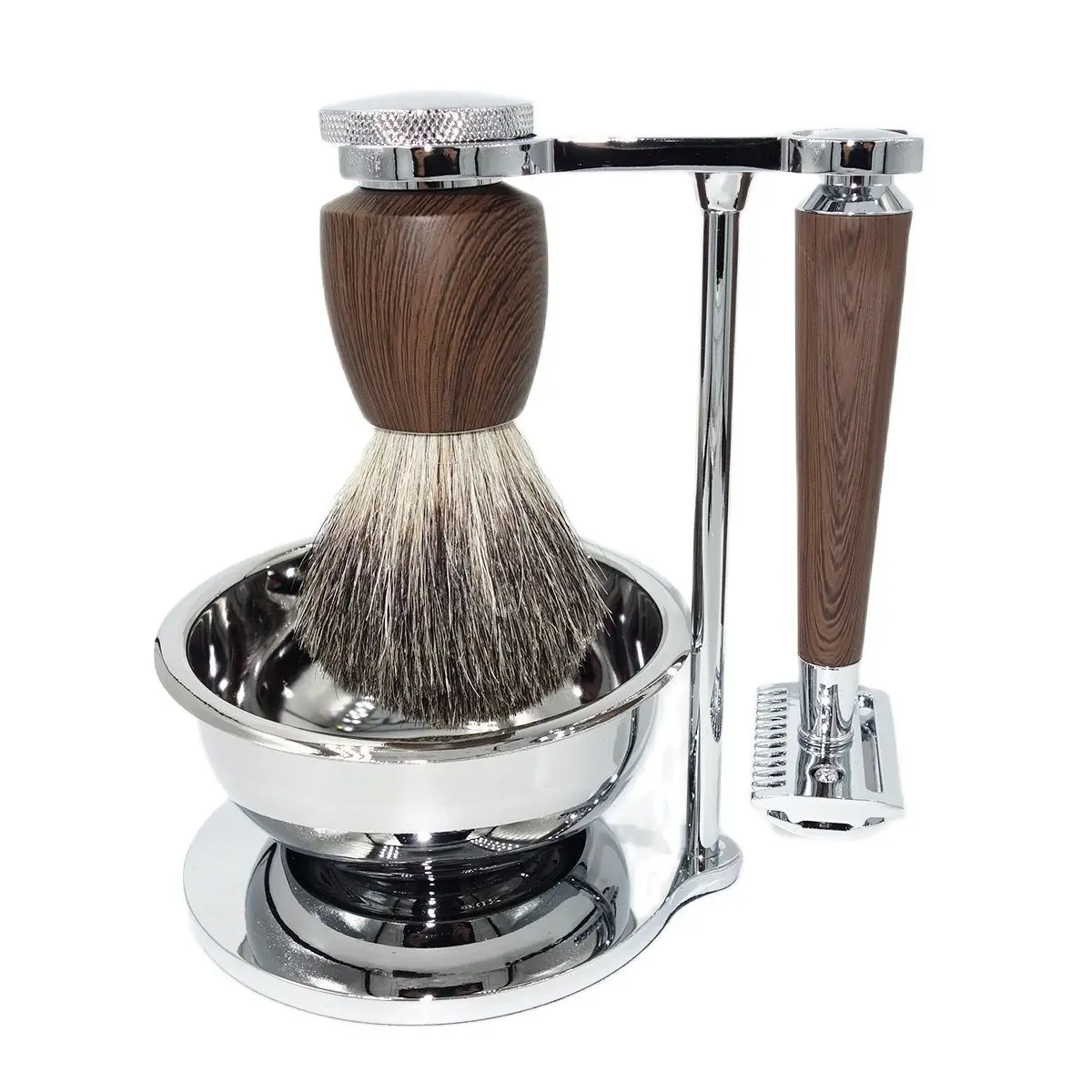 Magyfosia-New-Men-s-Beard-Shaving-Kit-with-Double-Edge-Body-Razor-Wet ...