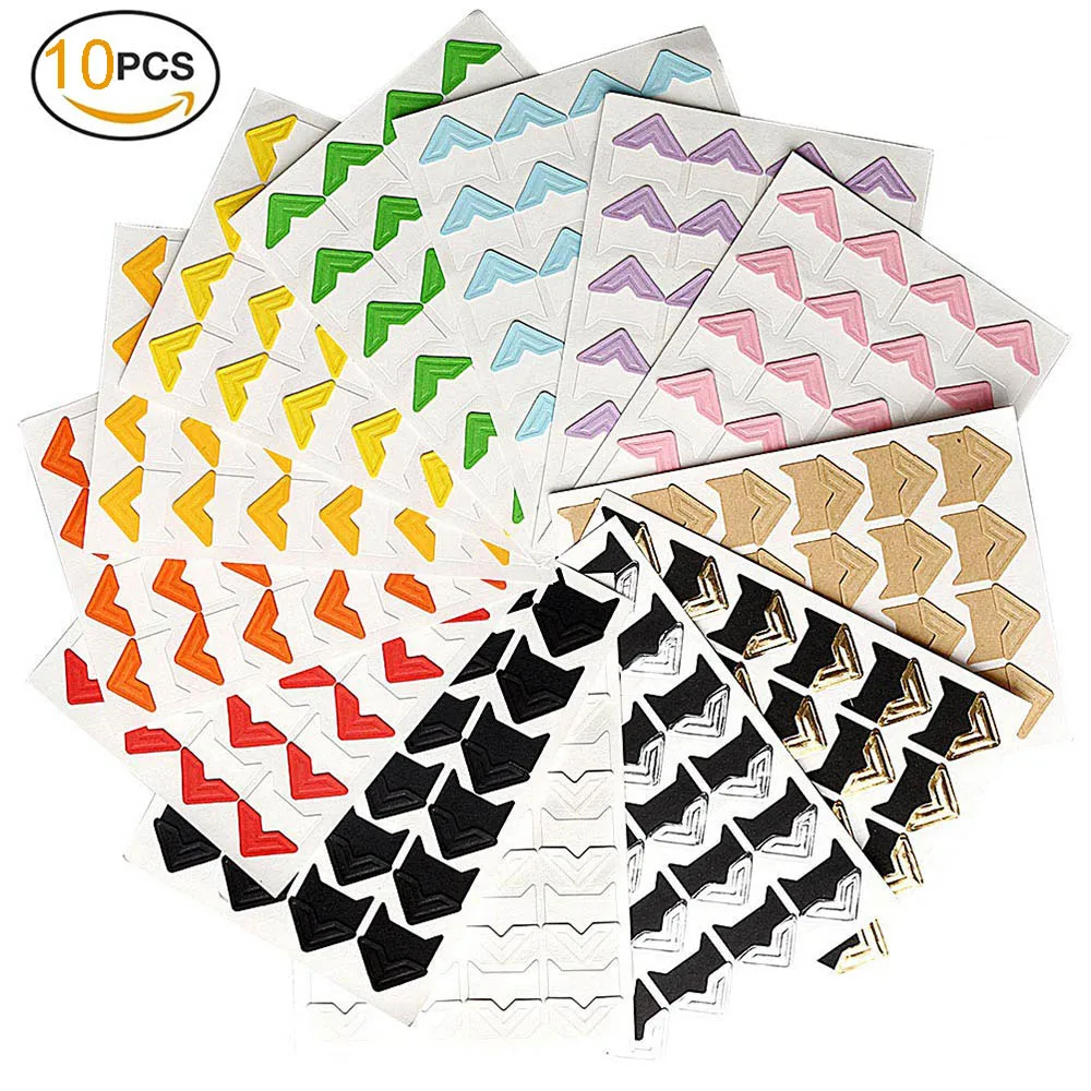 Corner Stickers Diy Photo Albums Scrapbooking | Scrapbook Paper Corners ...