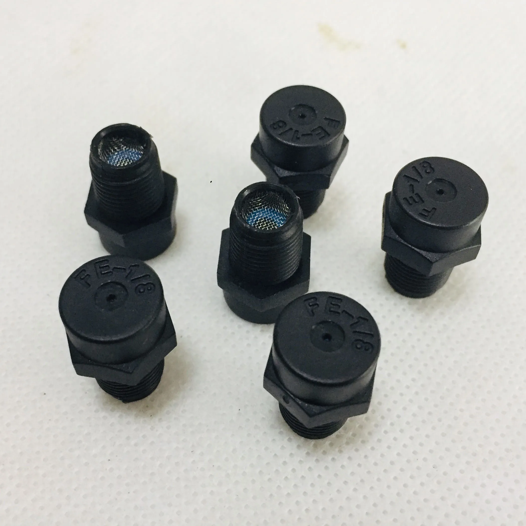 10PCS-Low-pressure-Plastic-Mist-Nozzle-1-8-BSPT-male-thread-Fogger-for ...