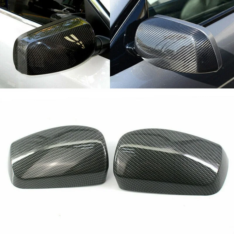 2pcs-Car-Door-Side-Mirror-Cover-for-BMW-E60-04-07-Replacement-Rearview ...