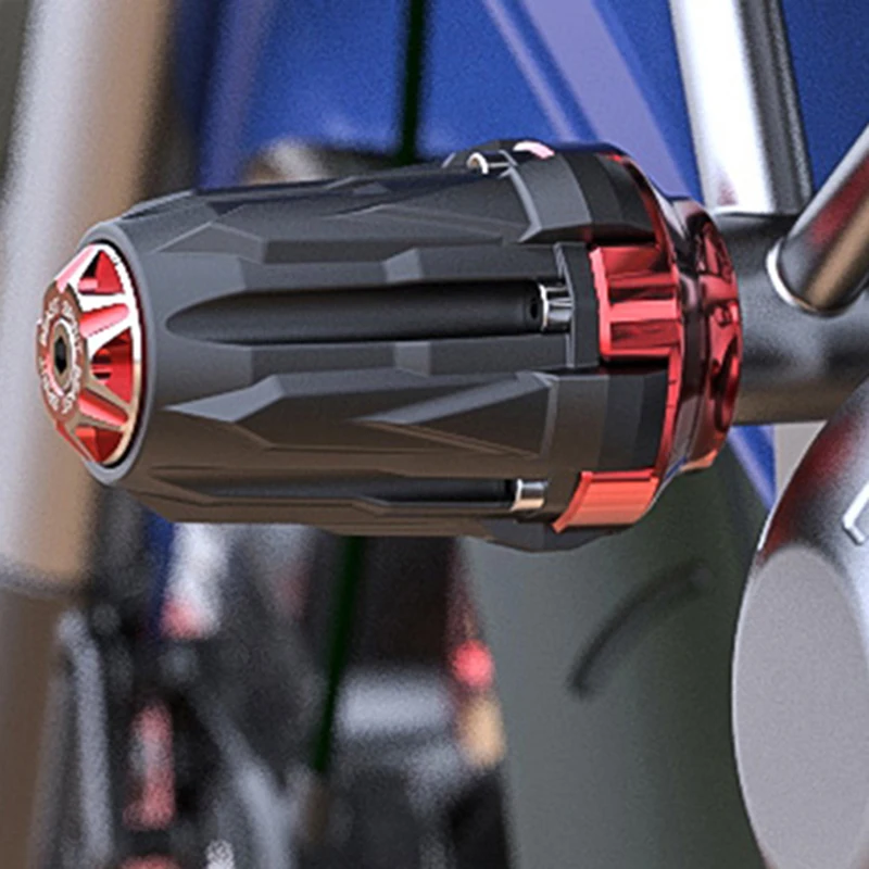 2pcs Universal 10mm Motorcycle Frame Slider Falling Crash Protector Rod ...