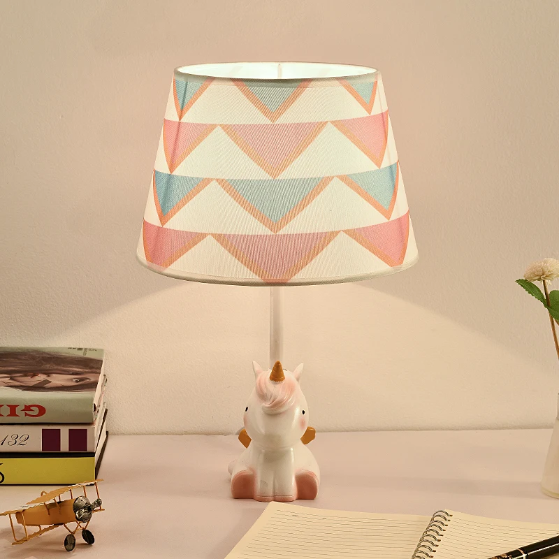 Cute kids table lamp led desk lamp for bedroom decor bedside lamp ...