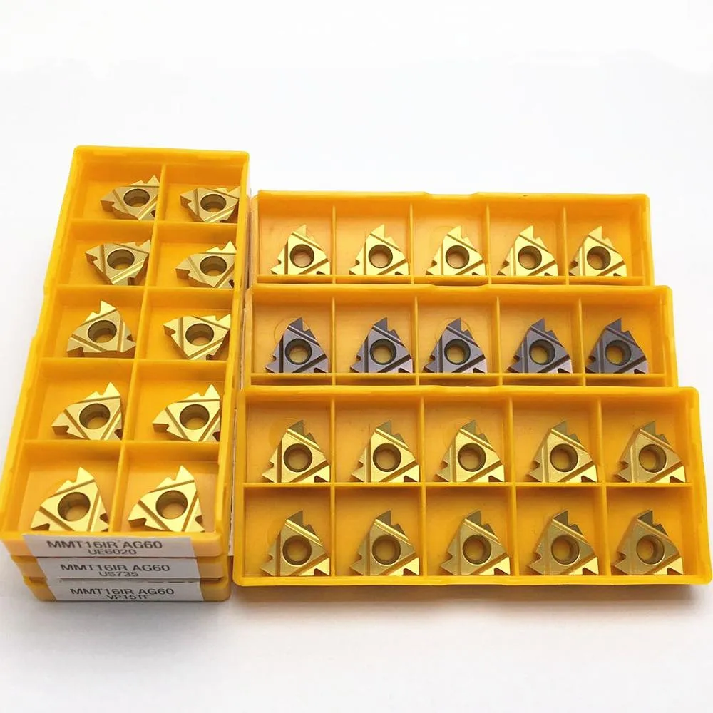 MMT16ER AG60 UE6020 / US735 11ER 11IR hard alloy thread turning tool ...