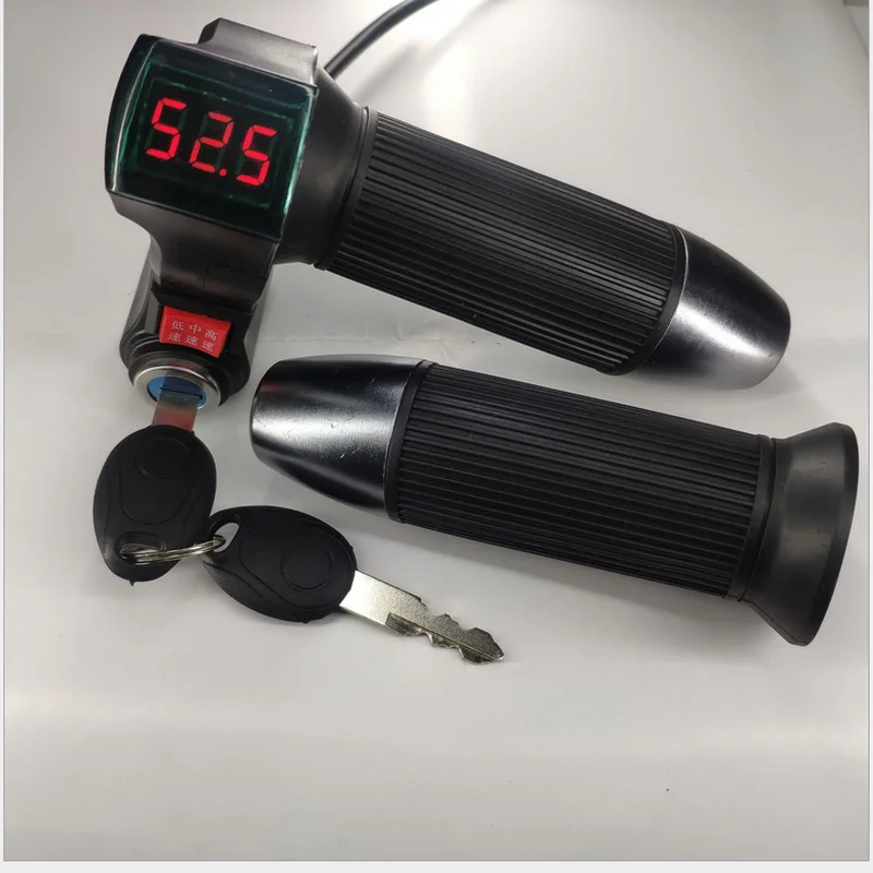 TWIST THROTTLE+POWER LOCK AND KEY+3 SPEED SWITCH+VOLTMETER FOR ELECTRIC BIKE SCOOTER TRICYCLE ...