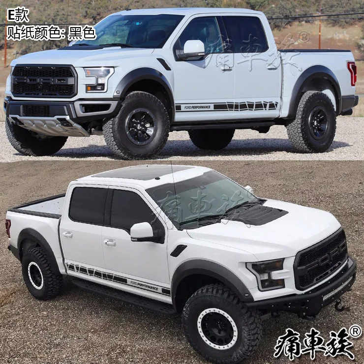 FOR 2017 new Raptor F-150 car sticker pull flower F150 pickup car ...