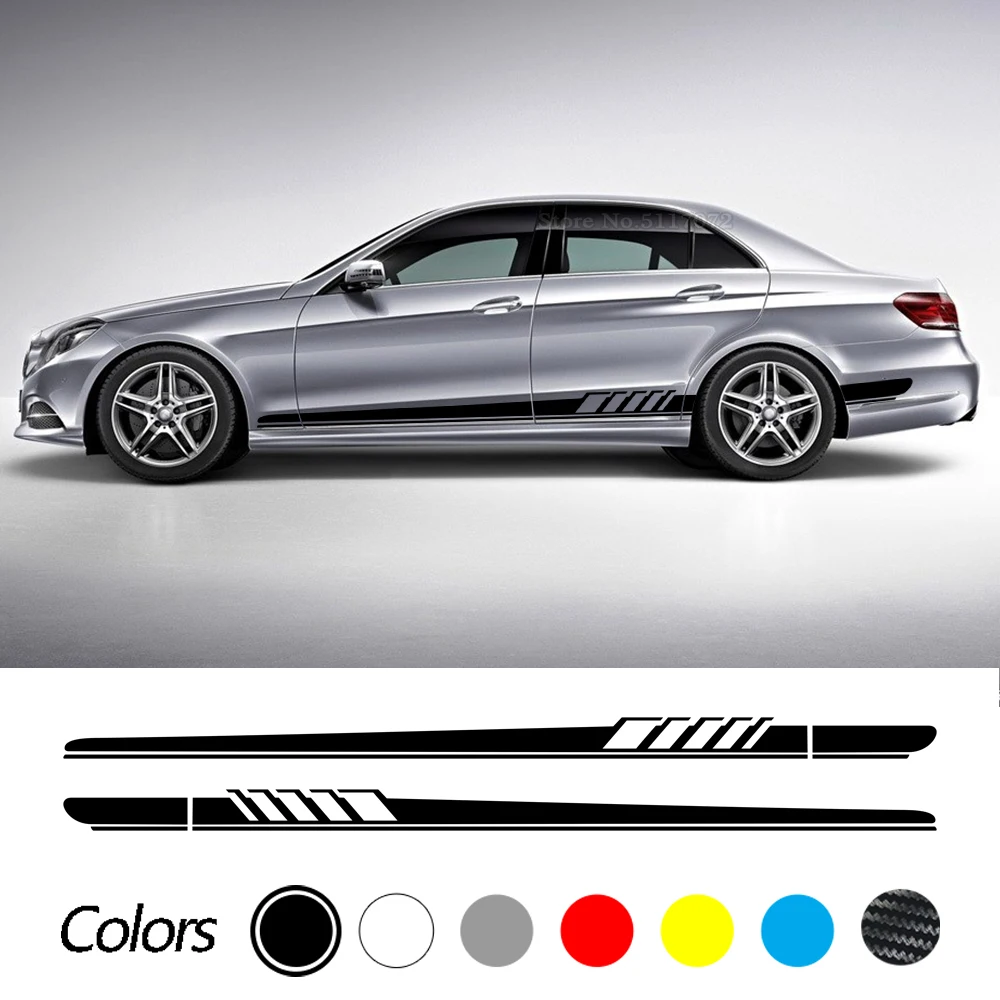 Car-Decal-Side-Sticker-for-Mercedes-Benz-W212-E-Class-E63-E250-E200 ...