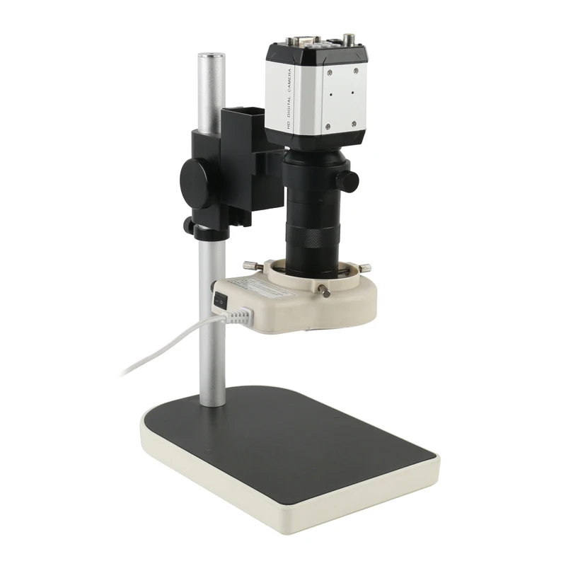 3 In1 디지털 현미경 카메라 VGA USB CVBS TV 출력 56 LED 링 라이트 스탠드 홀더 PCB/실험실 수리용 8 ...