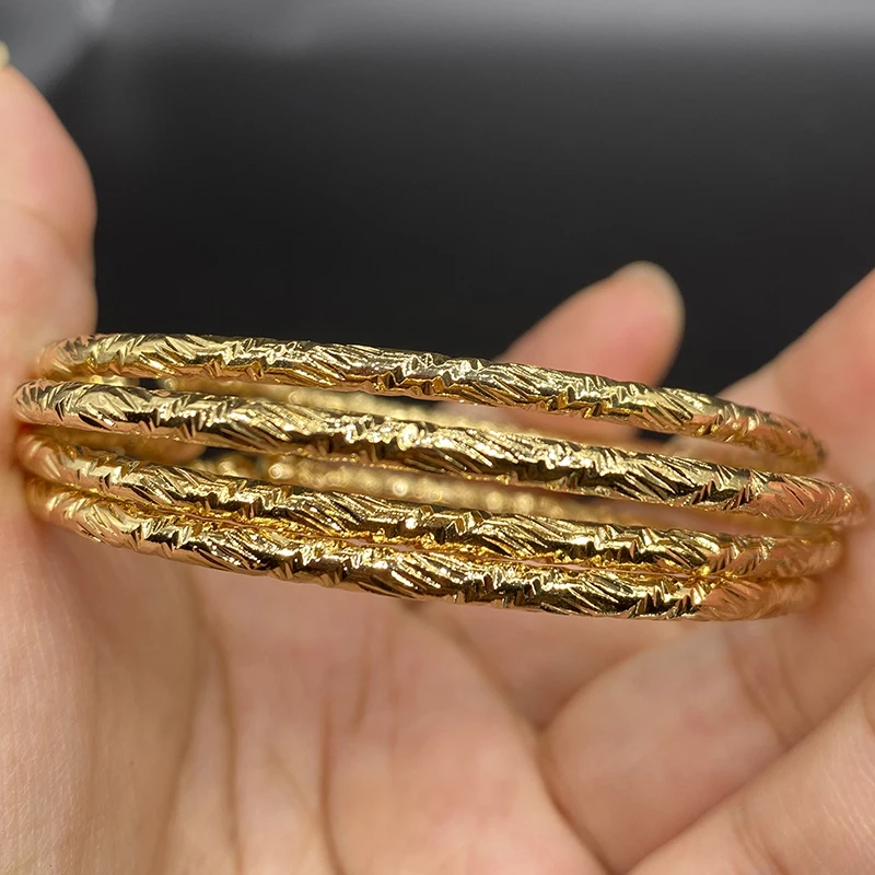 Indian Gold Bangles In Hand